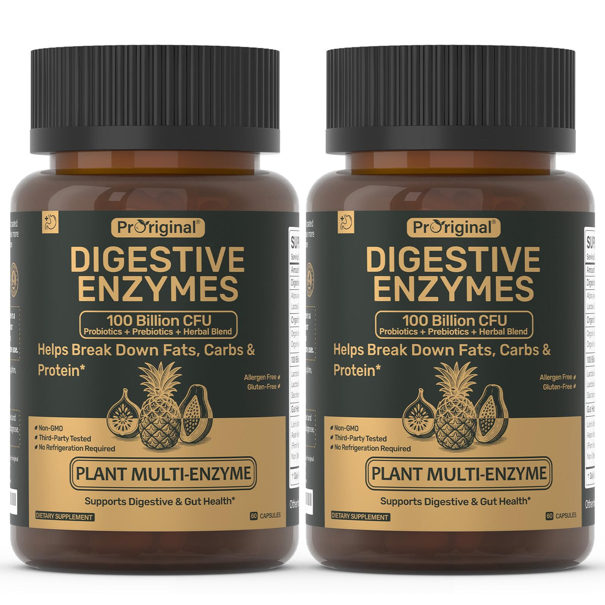 Proriginal digestive enzymes for gut health