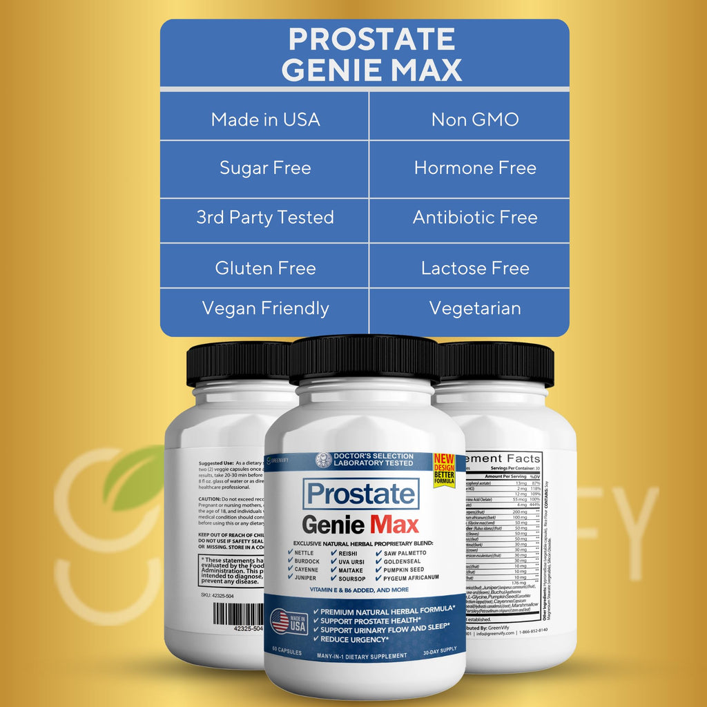 Prostate Genie Max dual pack benefits