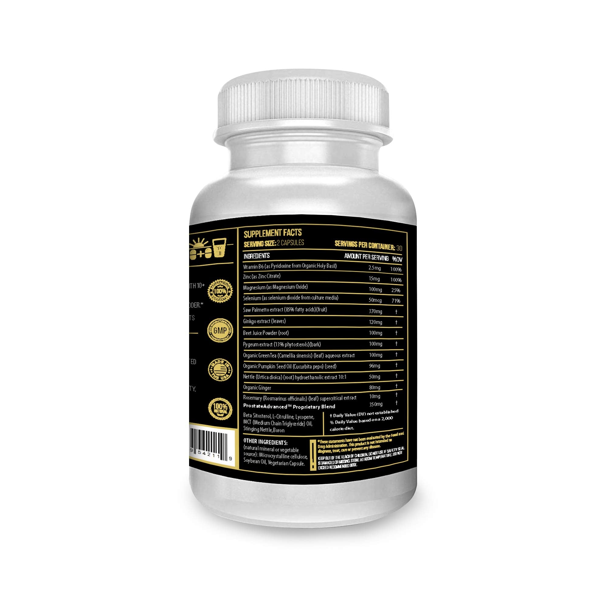prostate health formula with 20+ factors