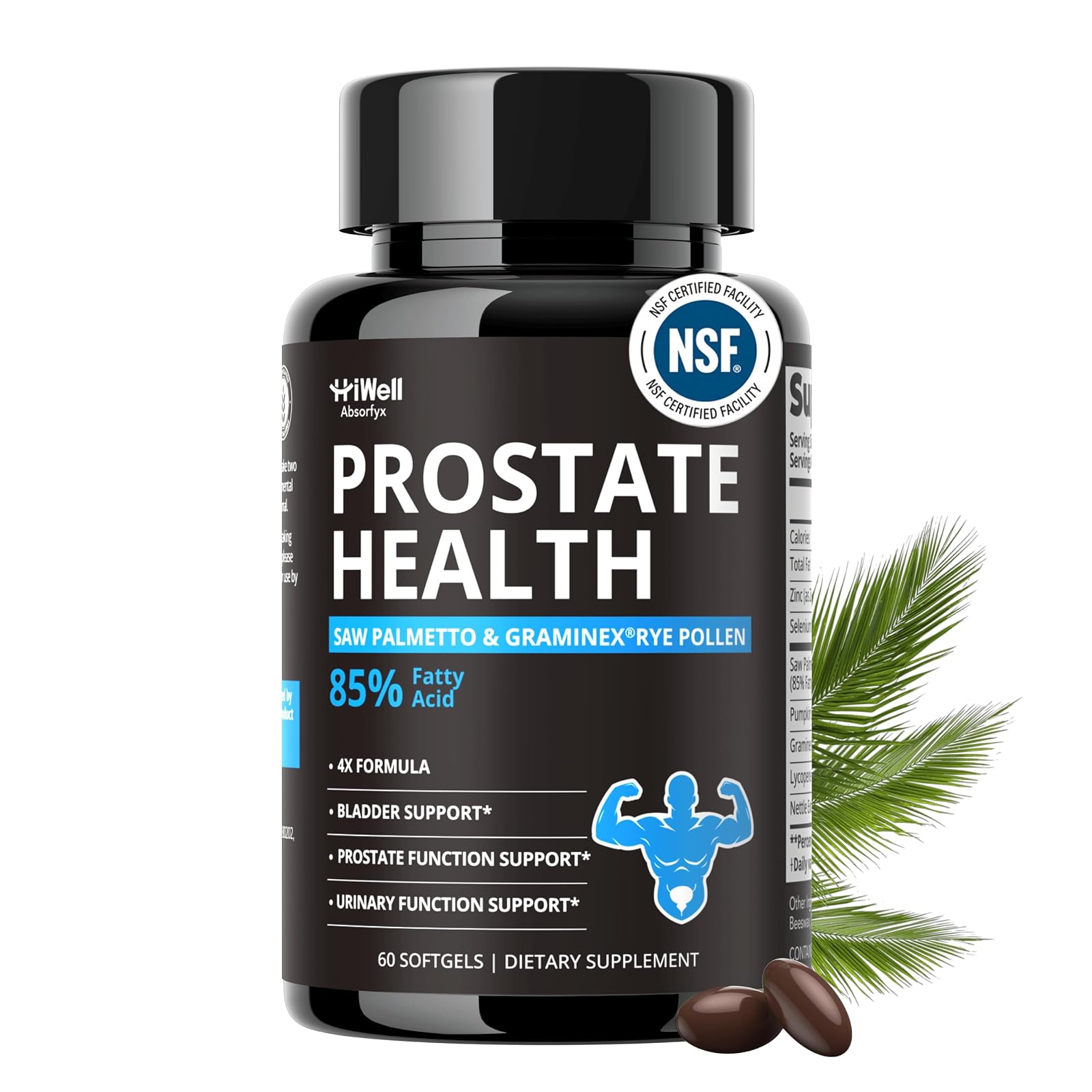 Prostate health supplement capsules