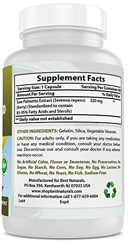 prostate health supplement with saw palmetto