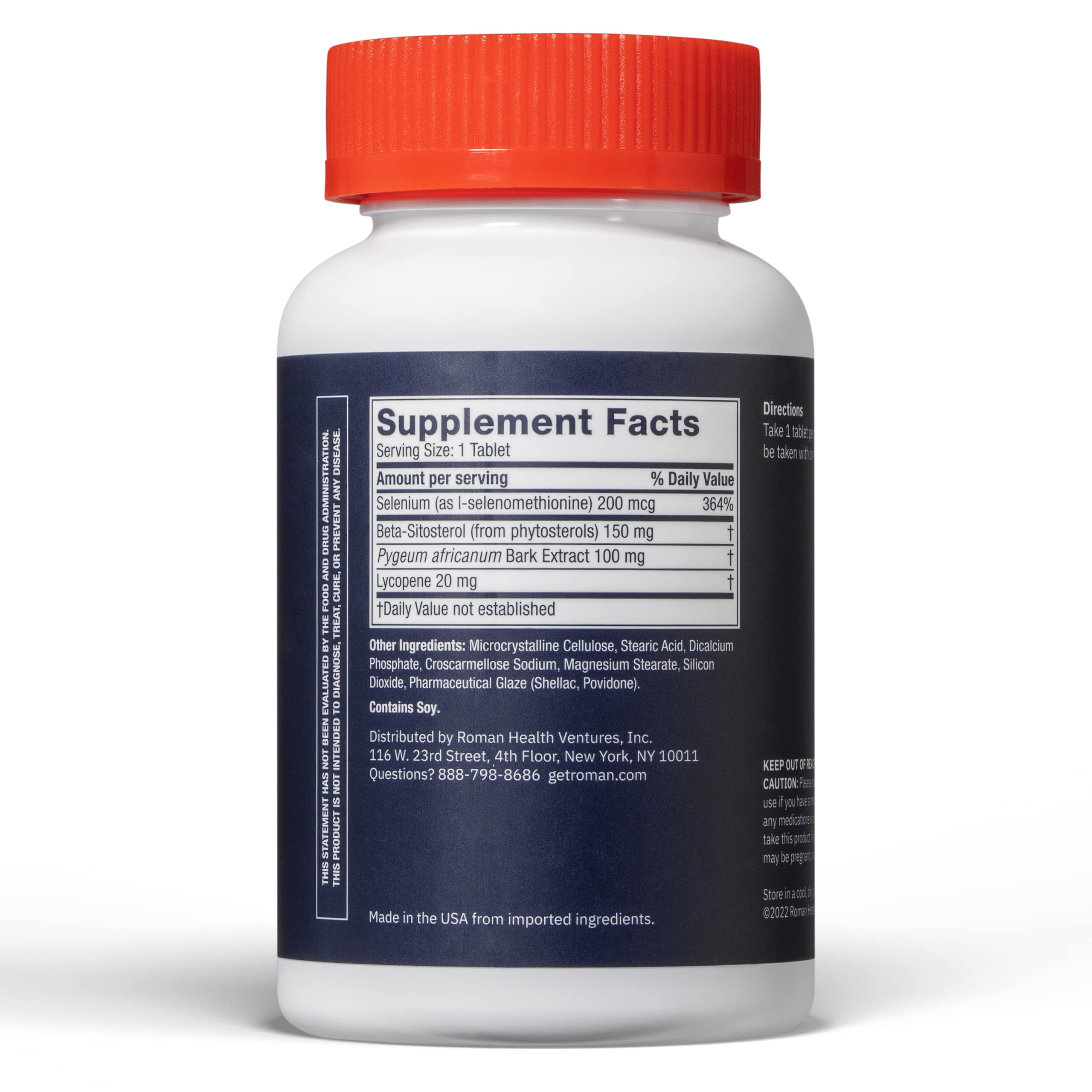 Prostate health support with natural ingredients