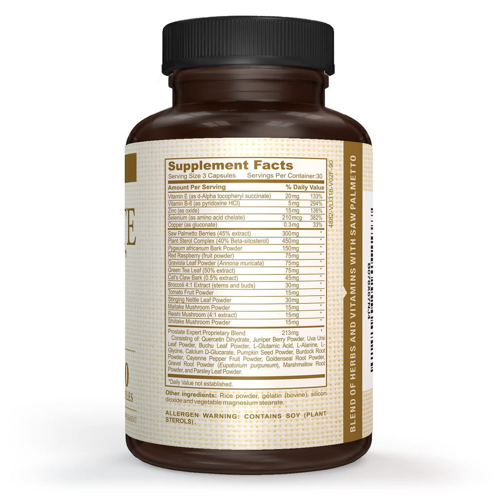 prostate health with saw palmetto