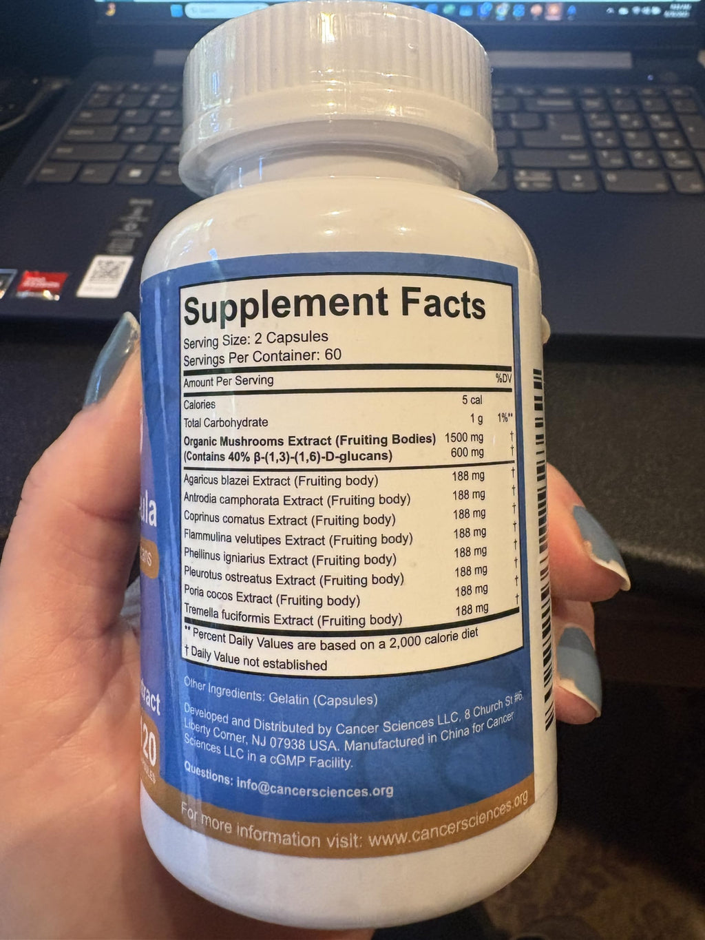 prostate support with herbal mushrooms