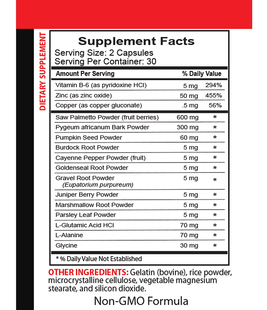 prostate wellness with cayenne formula