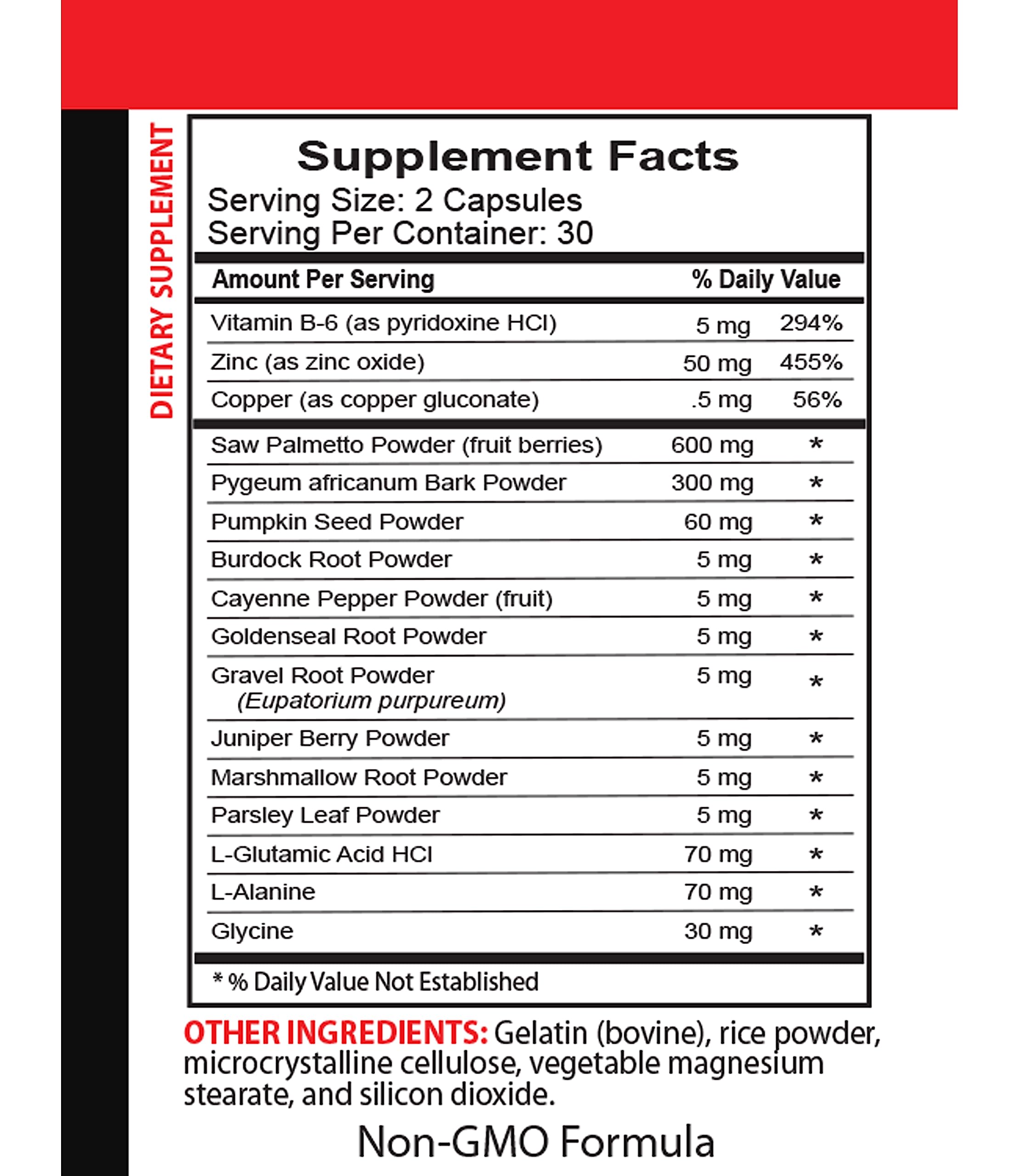 prostate wellness with cayenne formula