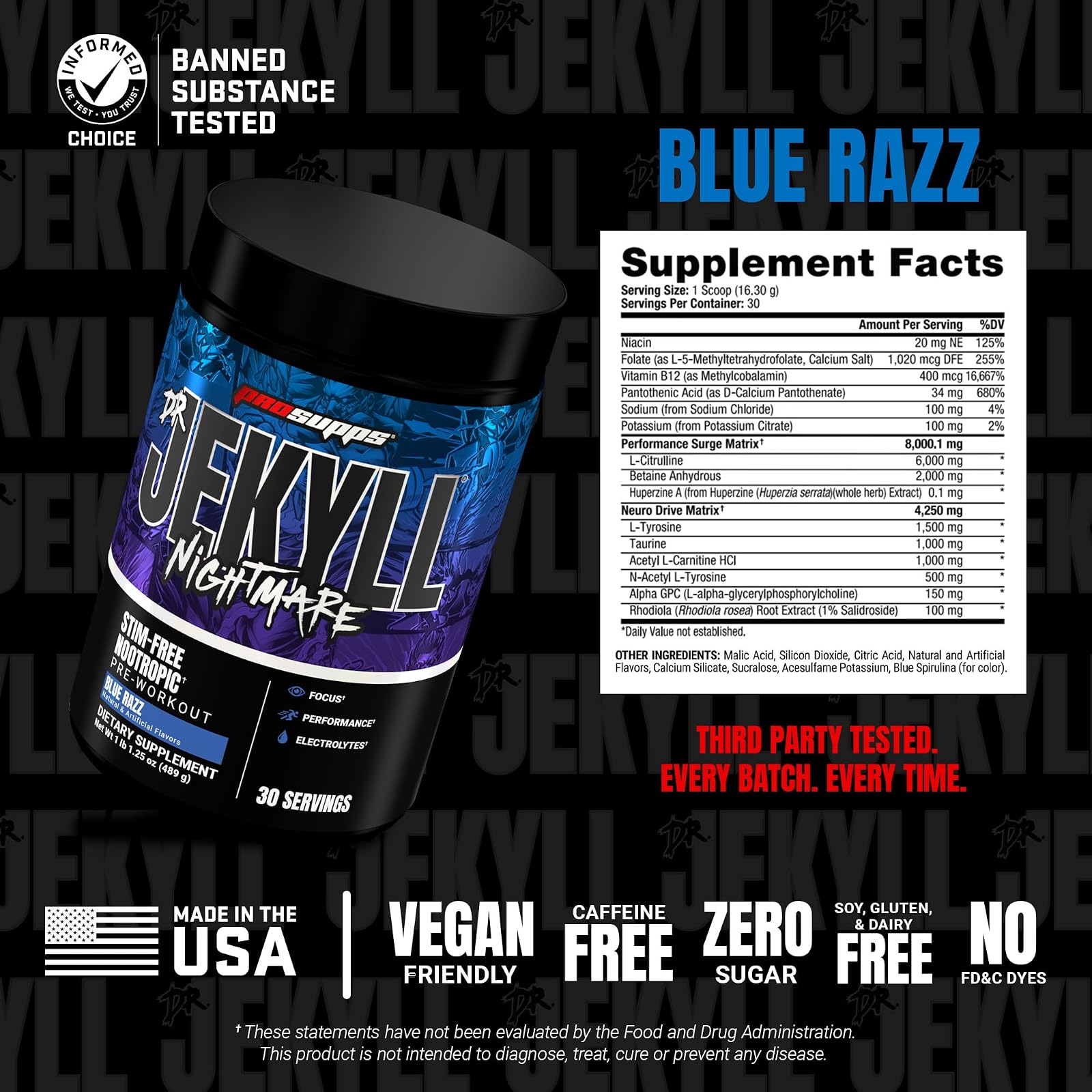 ProSupps Dr. Jekyll powder for muscle pump