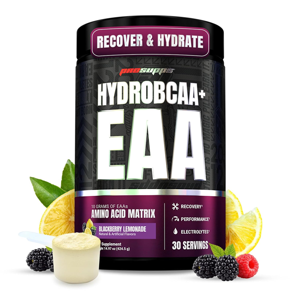ProSupps HydroBCAA blackberry lemonade flavour