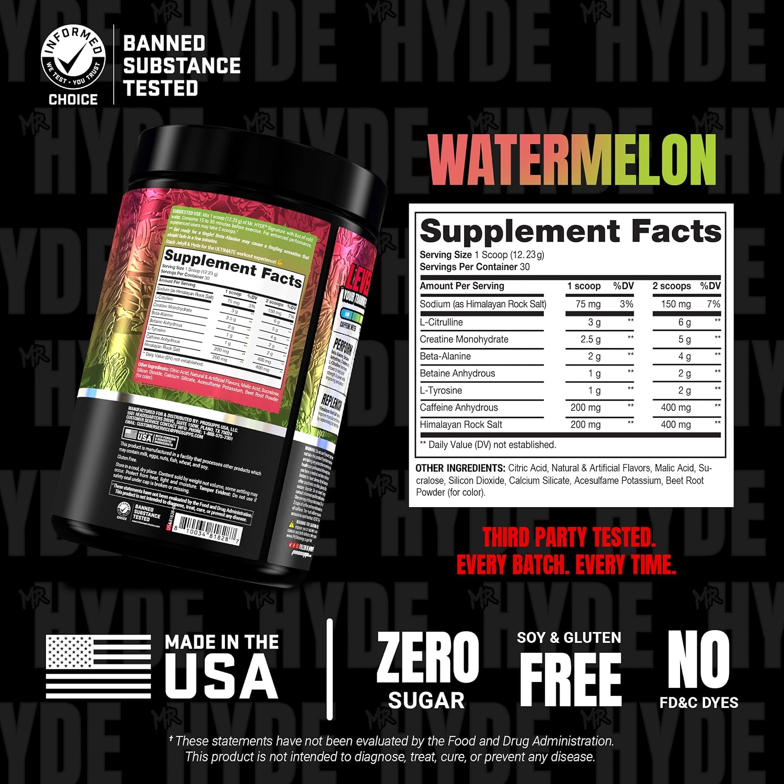 ProSupps pre-workout for muscle endurance