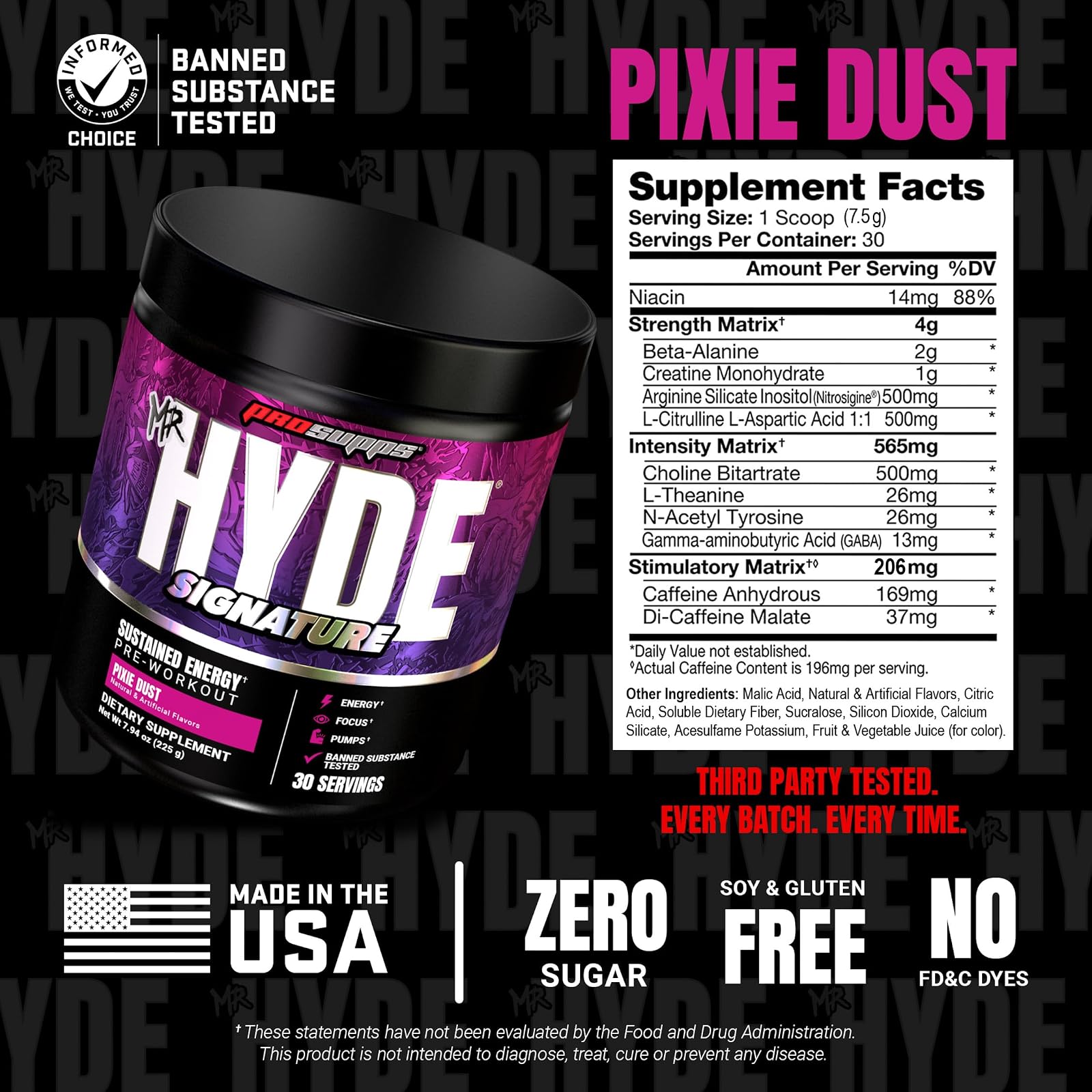ProSupps pre-workout for muscle pump