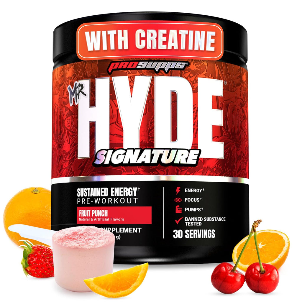 ProSupps pre-workout fruit punch flavor