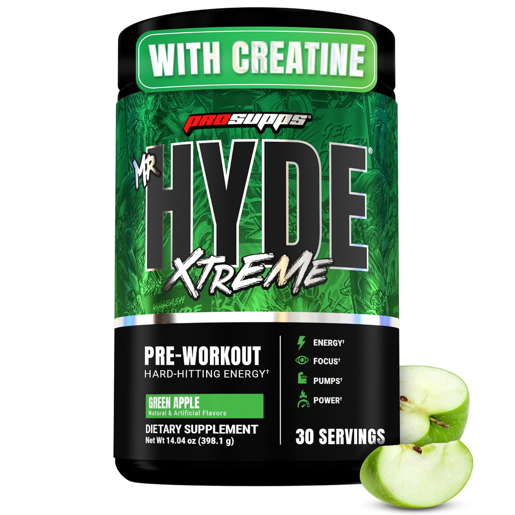 ProSupps pre-workout green apple flavor