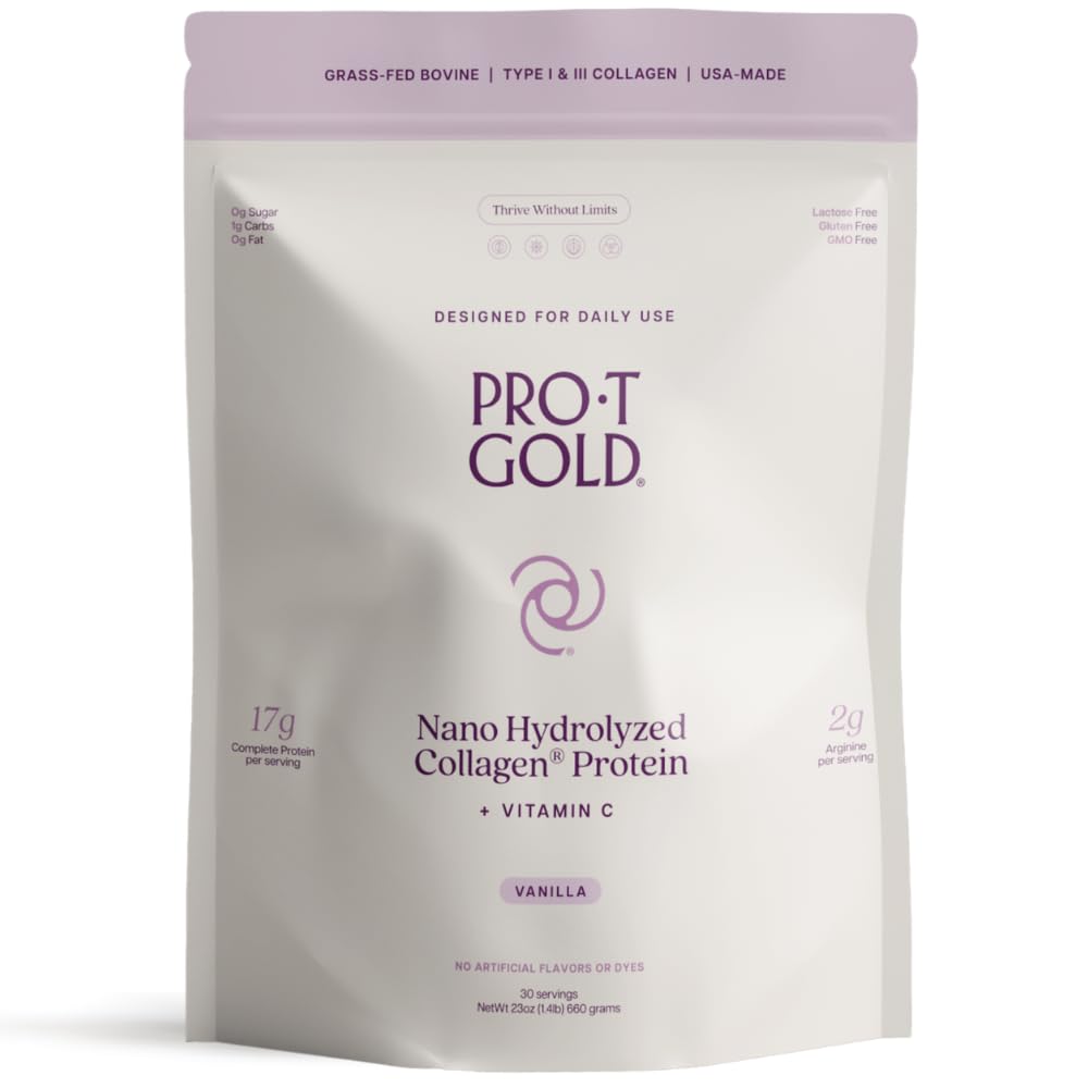 ProT Gold collagen protein powder vanilla