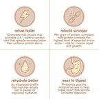 Protein drink for muscle recovery