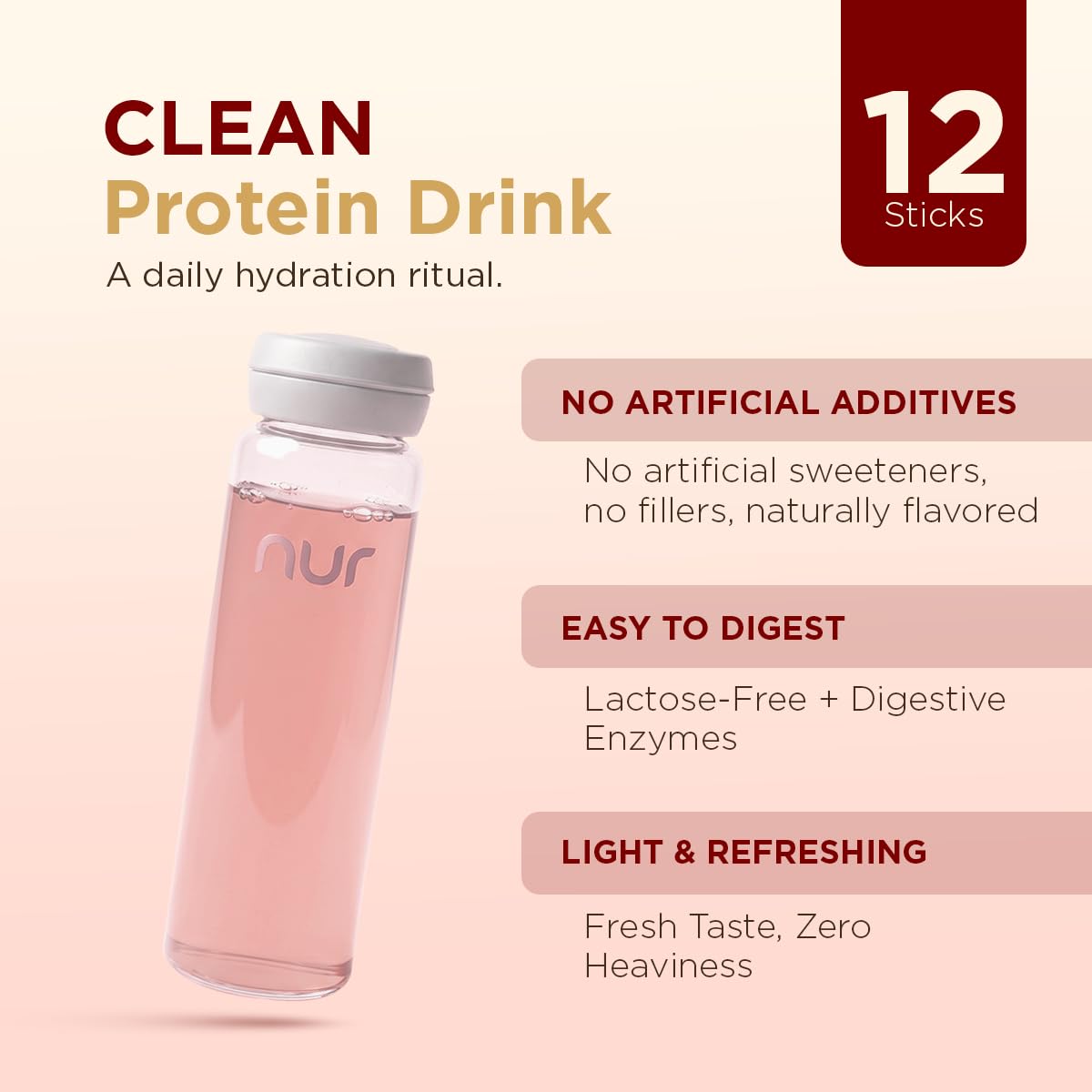 Protein drink mix for athletes