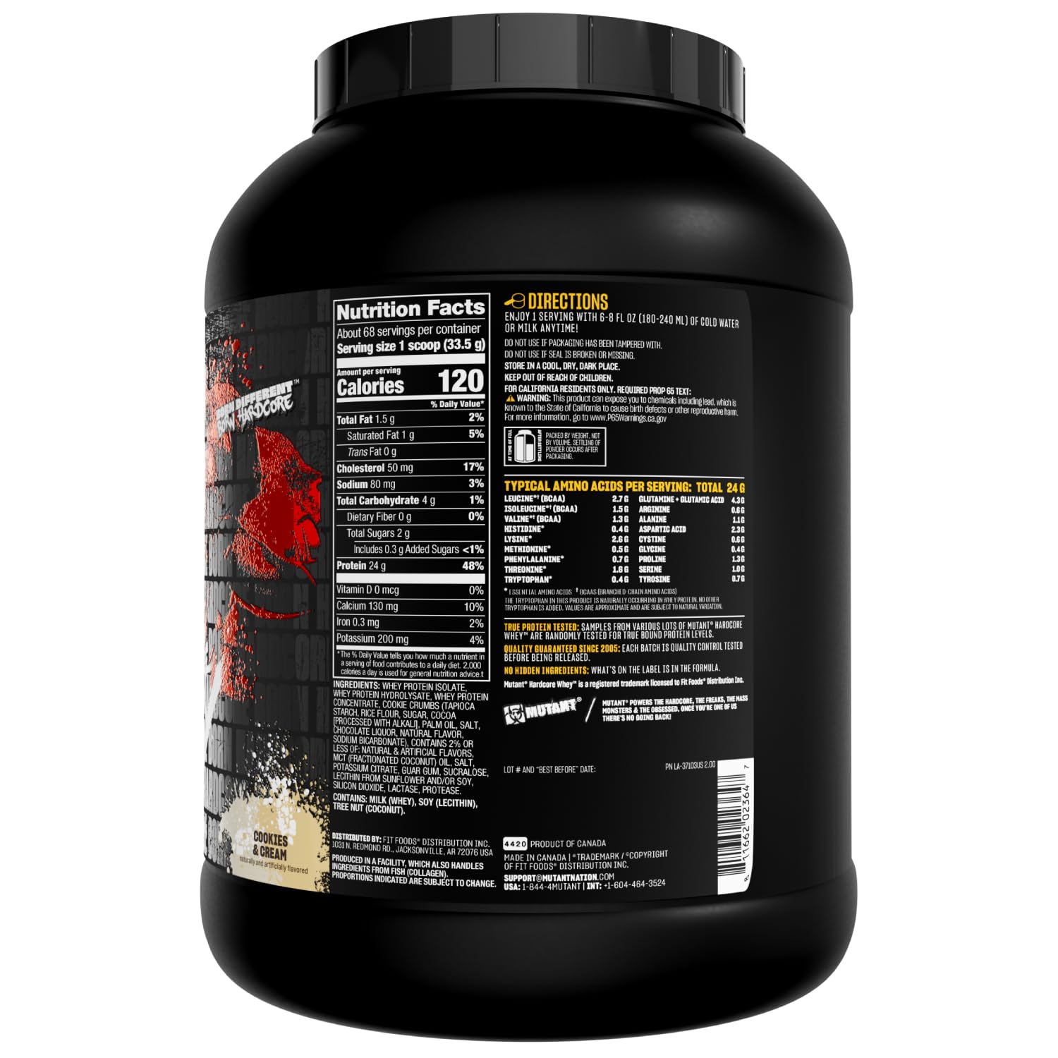 Protein isolate for lean muscle