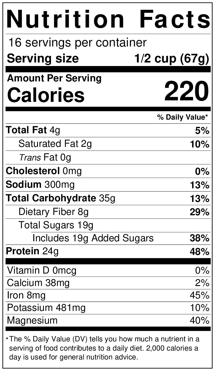 Protein powder for energy and focus