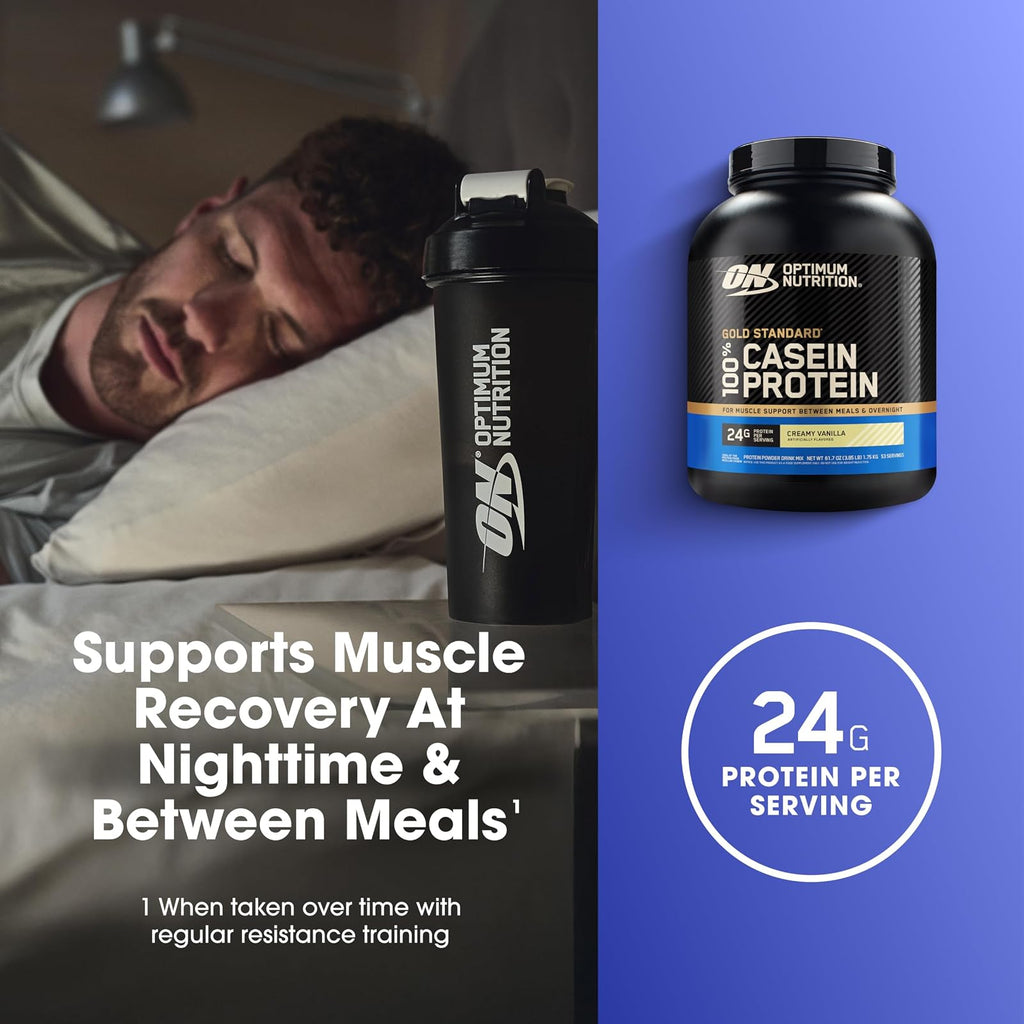 Protein powder for overnight muscle support