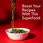 Protein-rich chlorella udon noodles