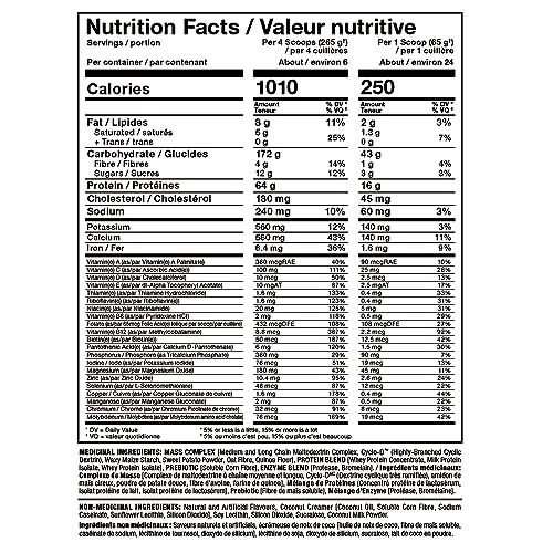protein-rich weight gain supplement