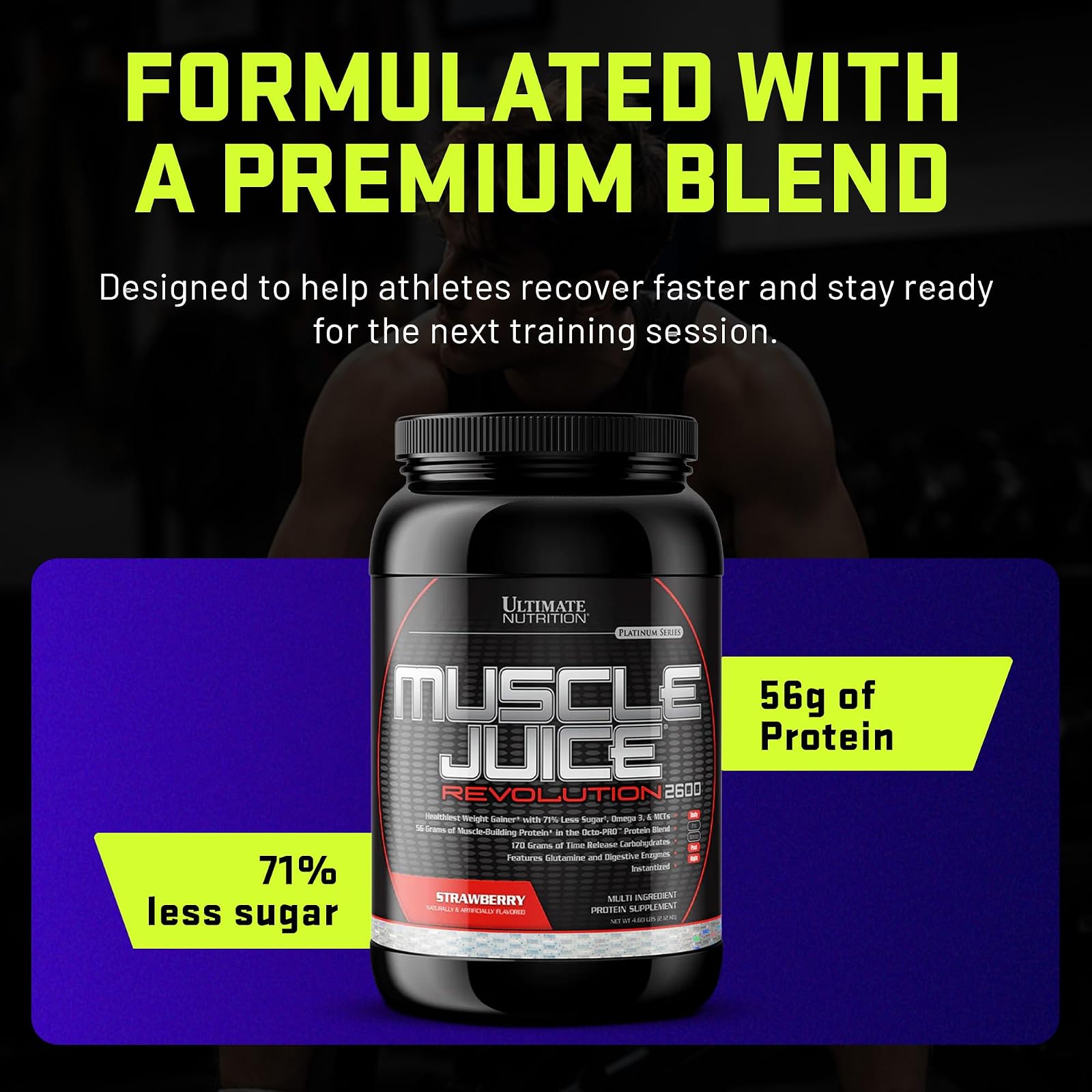 protein-rich weight gainers for athletes