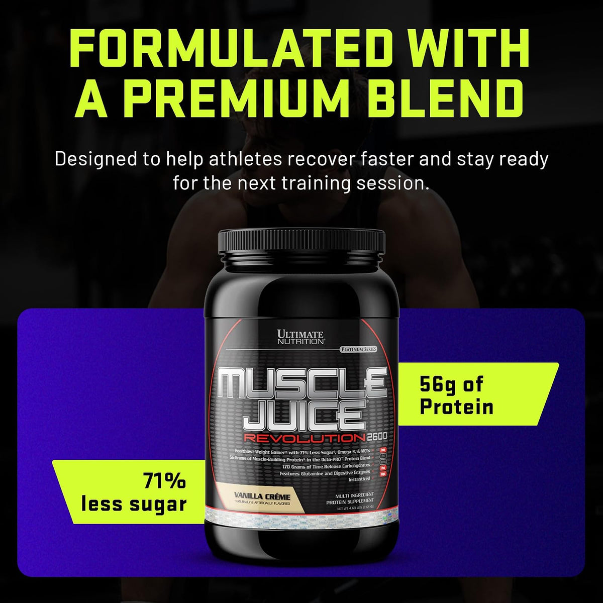 protein-rich weight gainers for athletes