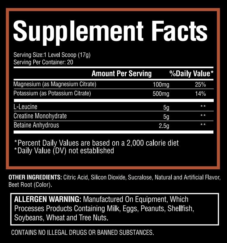Protein supplement for muscle recovery