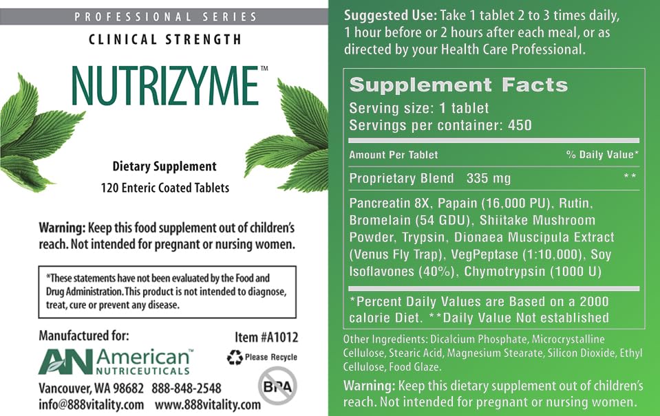 proteolytic enzymes for improved digestion