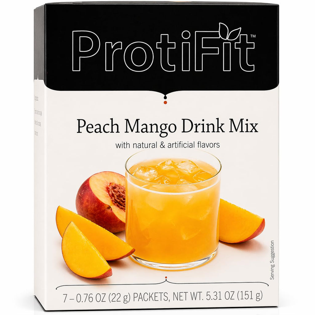 PROTIFIT protein drink mix peach mango