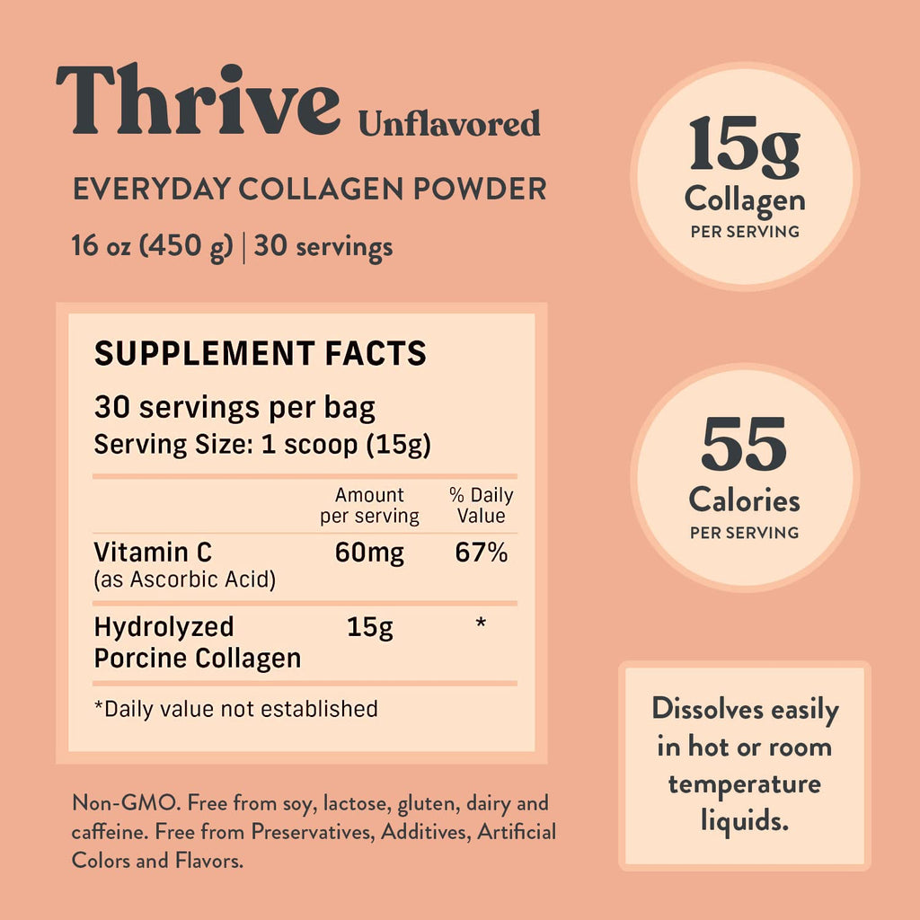 PROTIVA Thrive collagen for healthy skin