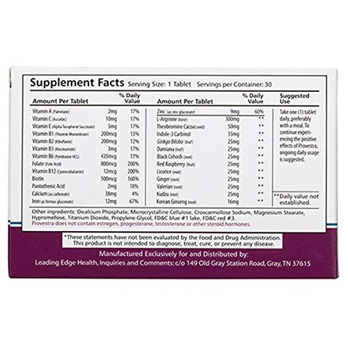 Provestra tablets for hormonal balance support