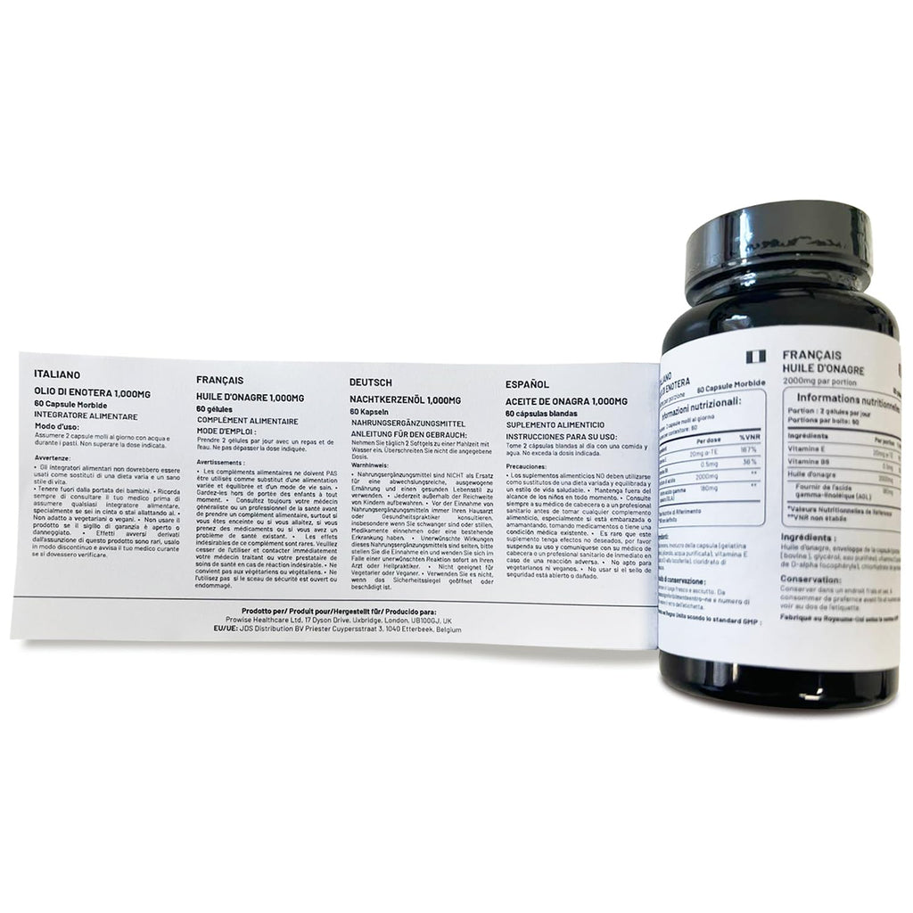 Prowise evening primrose oil supplement