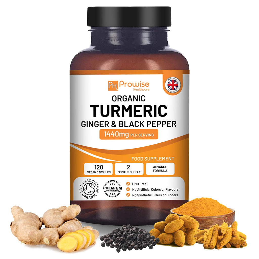Prowise turmeric curcumin capsules for wellness