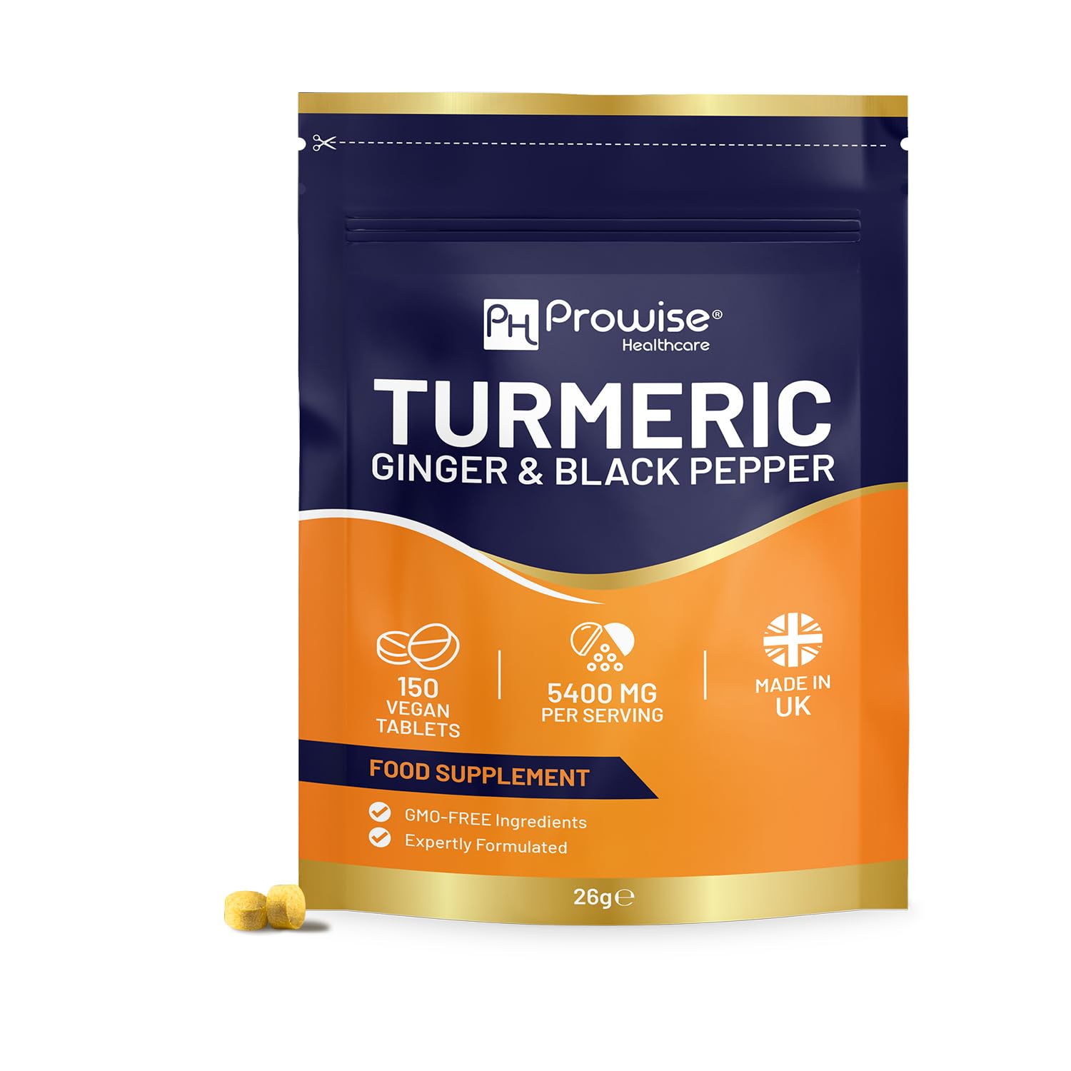 Prowise turmeric tablets for wellness