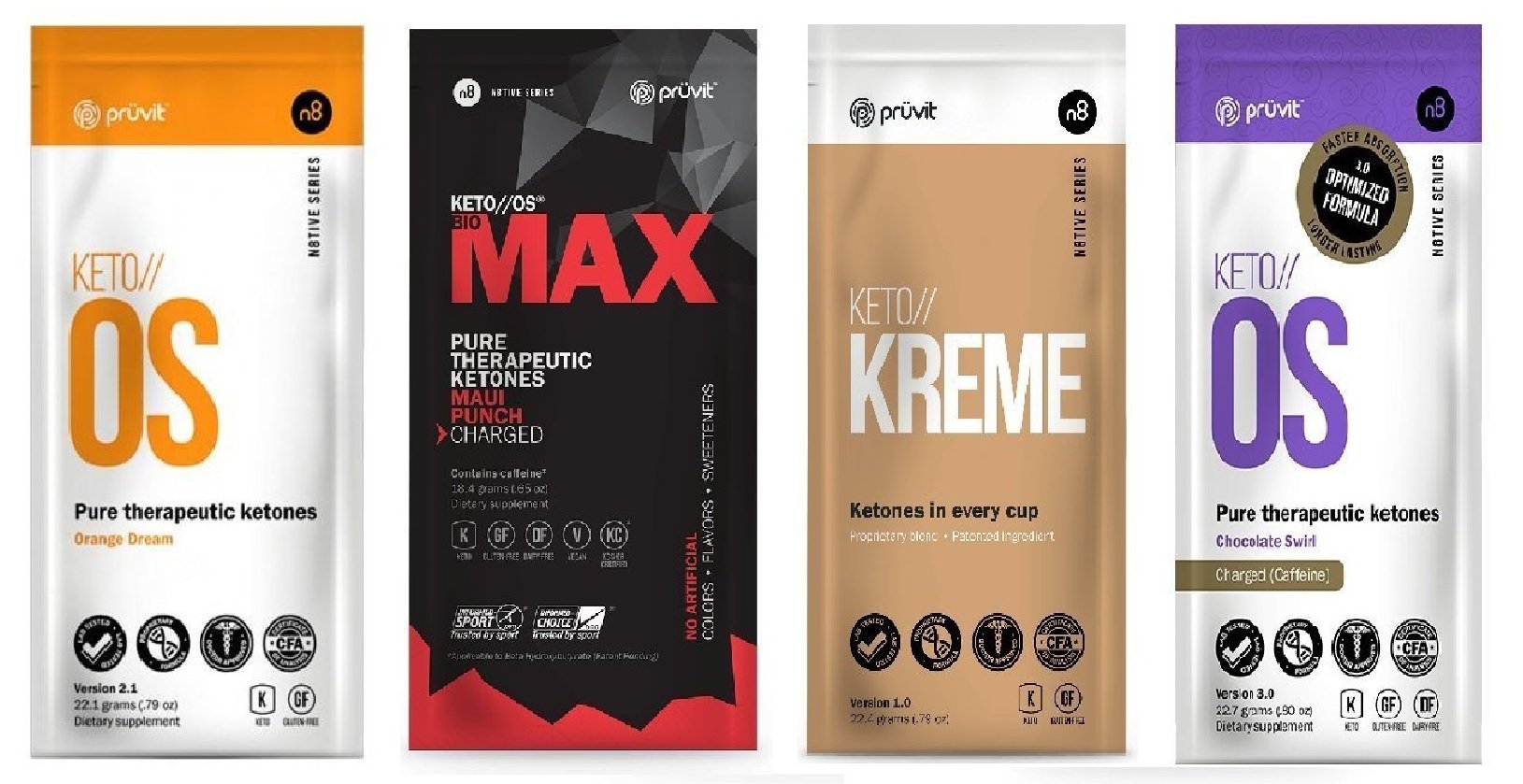 Pruvit raspberry ketones variety bundle