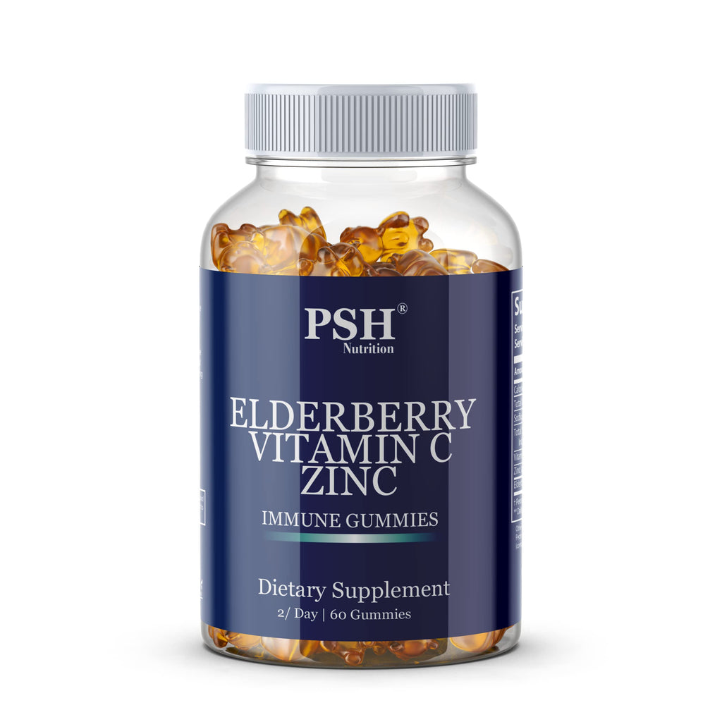 PSH elderberry gummies for immune health