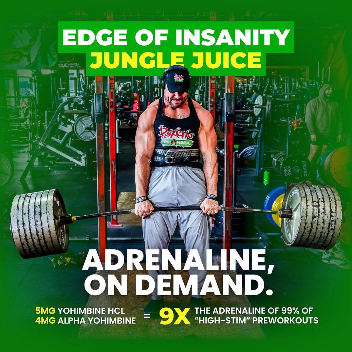 Psycho Pharma pre-workout for intense workouts