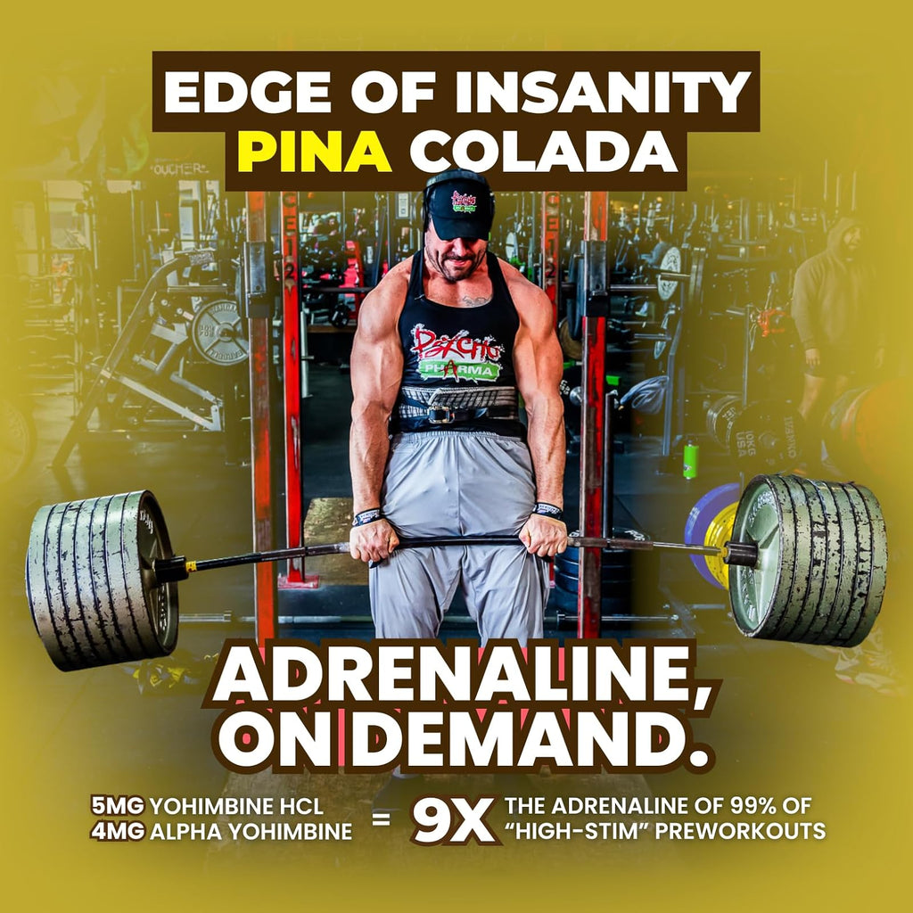 Psycho Pharma pre-workout for intense workouts