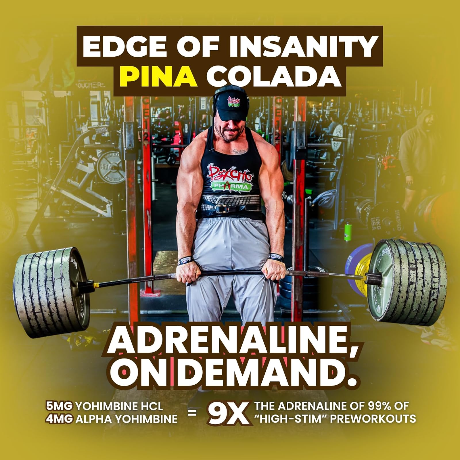 Psycho Pharma pre-workout for intense workouts