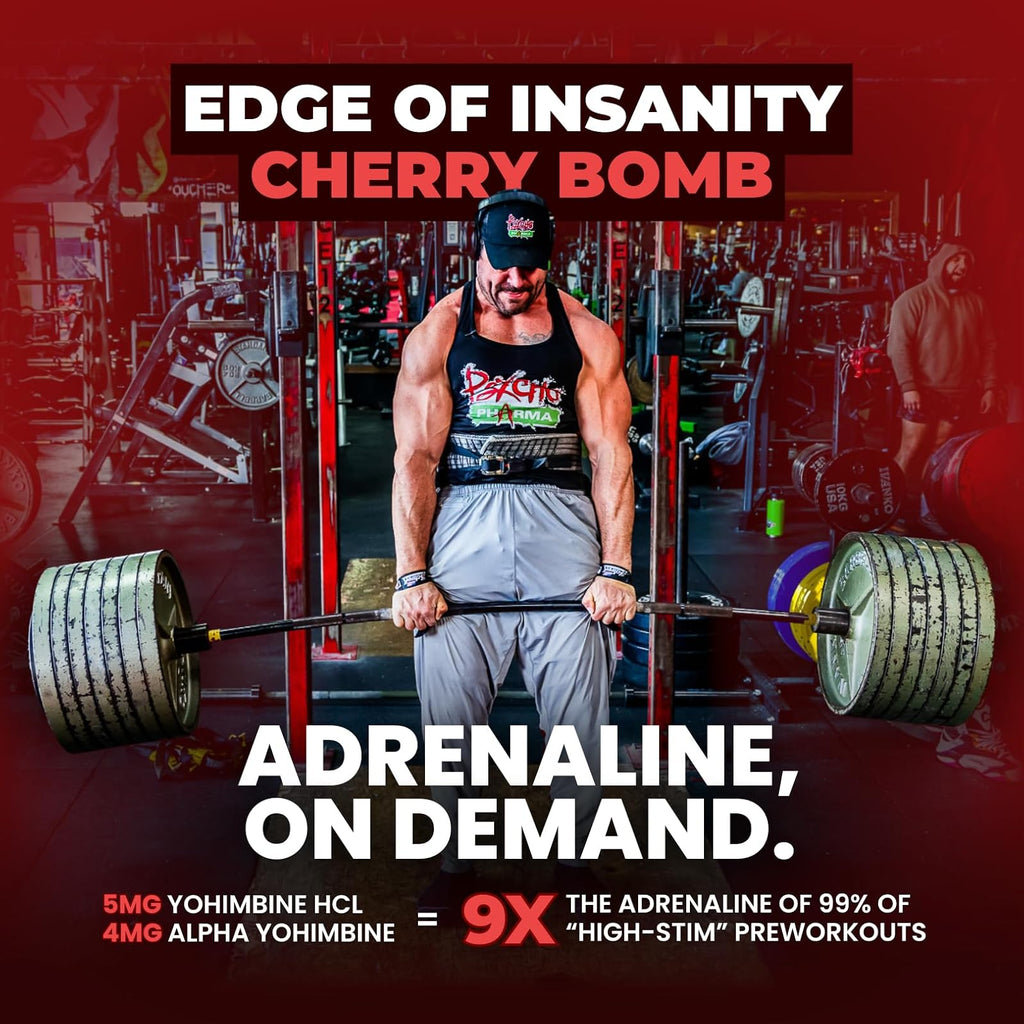 Psycho Pharma pre-workout for intense workouts