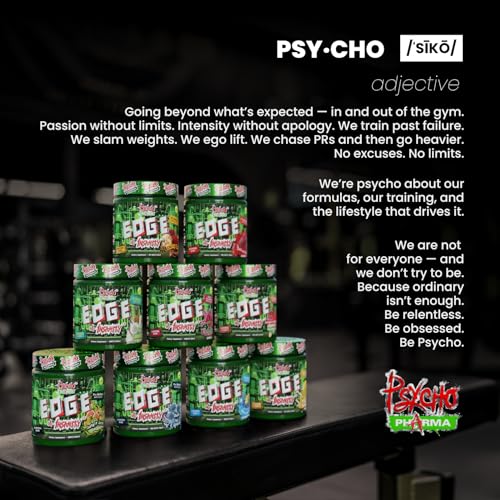 Psycho Pharma pre-workout for muscle pump