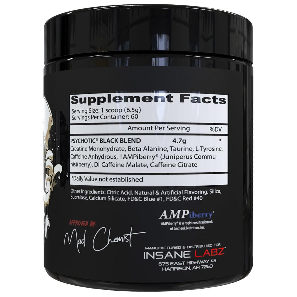 Psychotic Black Edition performance enhancer