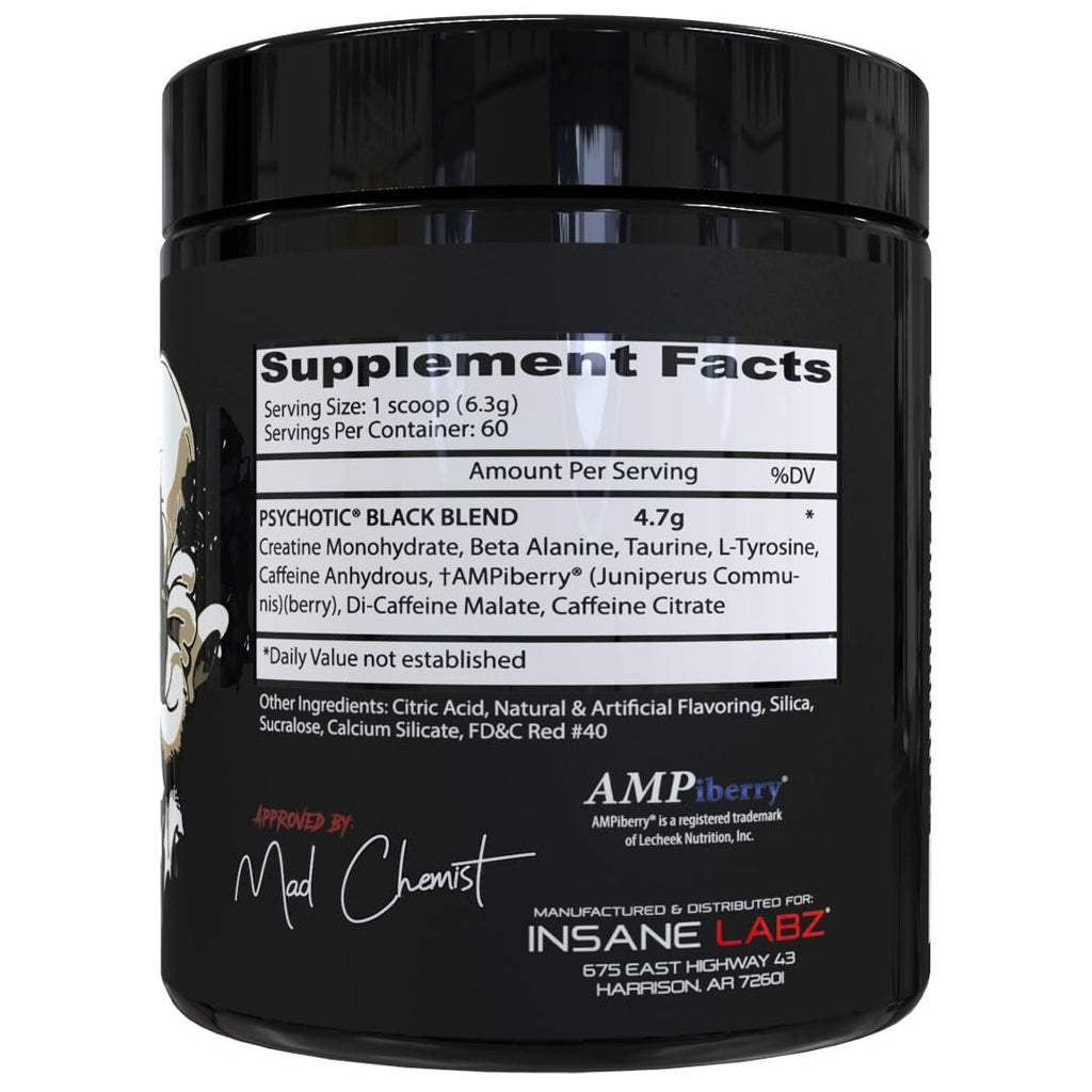 Psychotic Black Edition performance enhancer