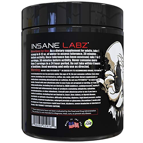 Psychotic Black Edition pre-workout formula