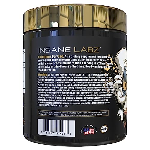Psychotic Gold pre-workout powder benefits