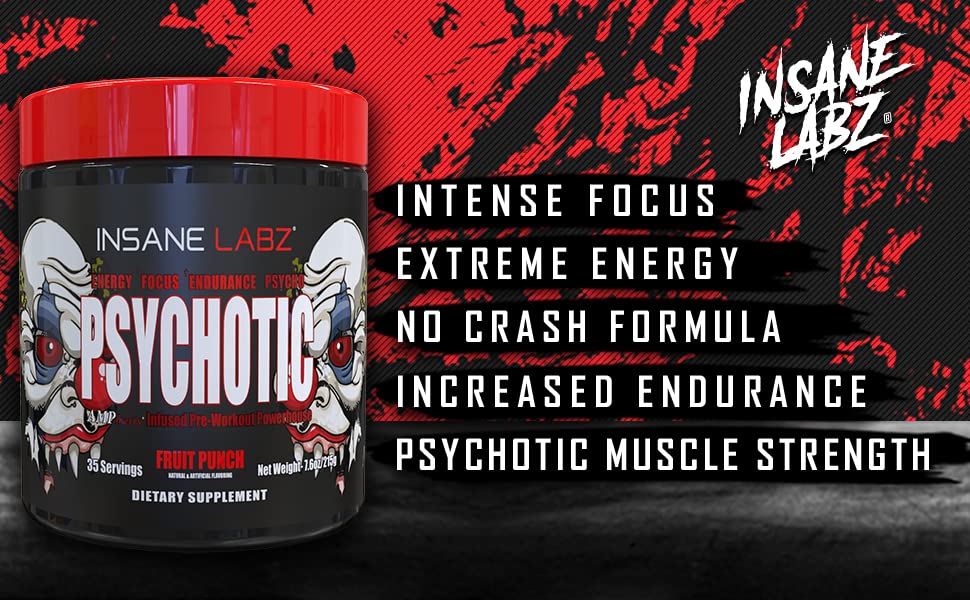 Psychotic pre workout for strength gains