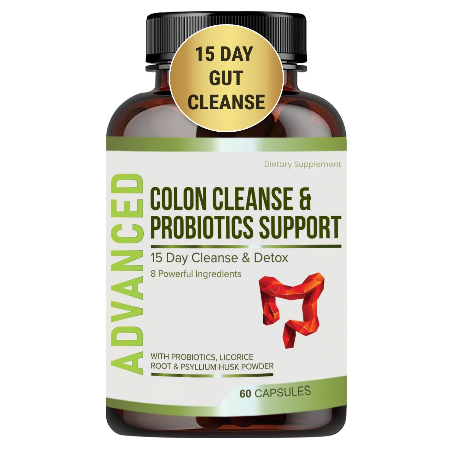 psyillium husk detox cleanse capsules