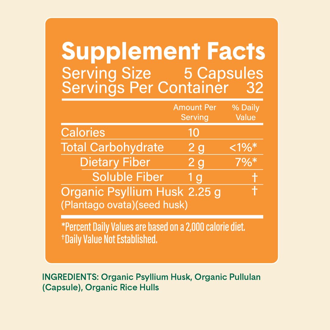 psyillium husk for daily fiber intake