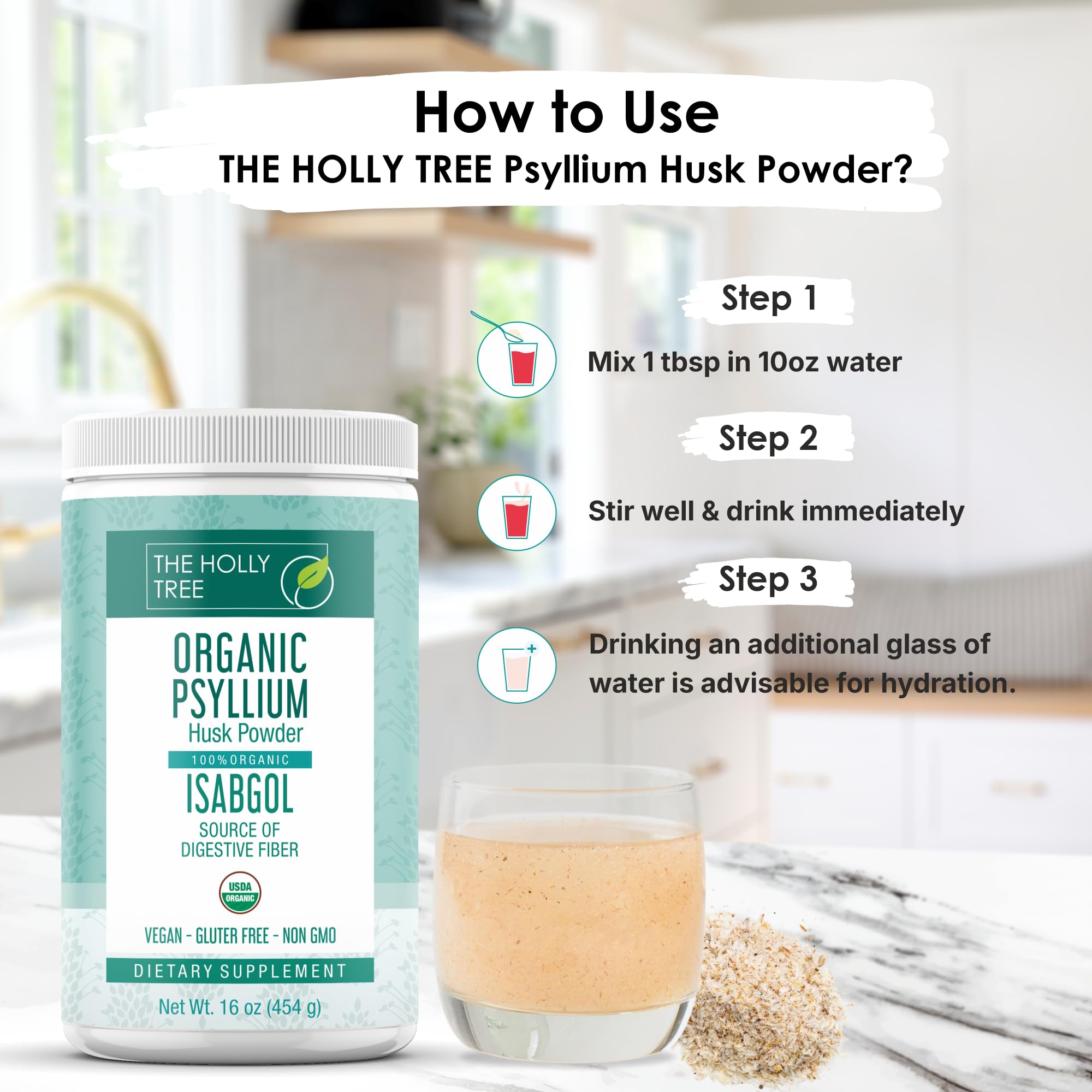 psyillium husk for healthy gut flora