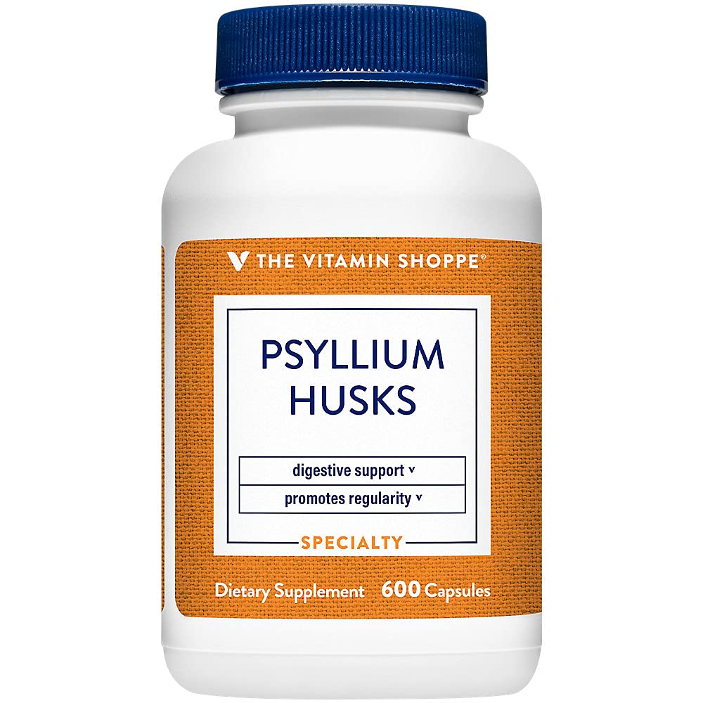 psylium husk fiber supplement capsules